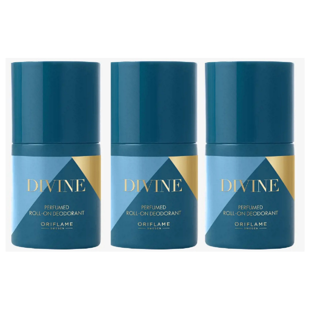 Комплект от 3 броя Рол-он дезодорант Divine - eMAG.bg