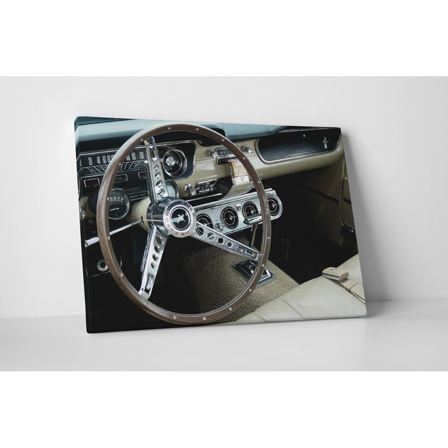 Volan Mustang - Tablou Canvas - 60x75 cm - eMAG.ro