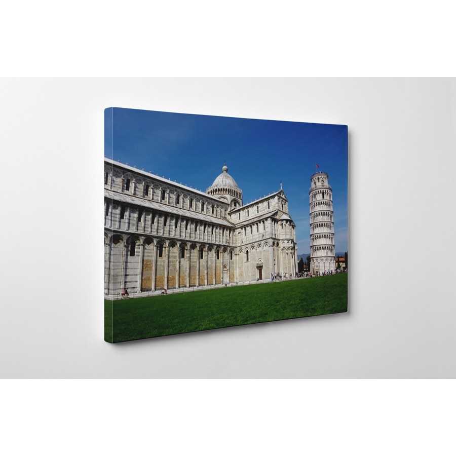 Turnul inclinat din Pisa - Tablou Canvas - 50x65 cm - eMAG.ro