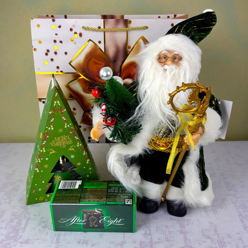 Pachet Christmas Delight, odorizant de camera, Mos Craciun decorativ si ...