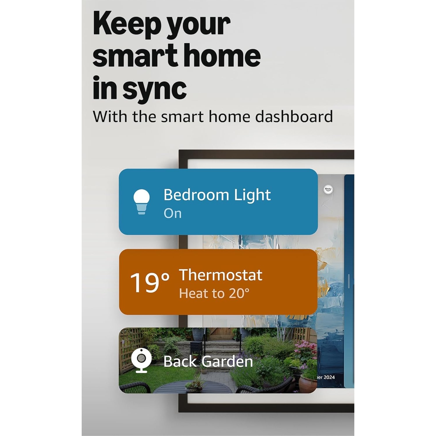 Smart display Amazon Echo Show 15 gen 2, Control voce Alexa, Fire TV ...