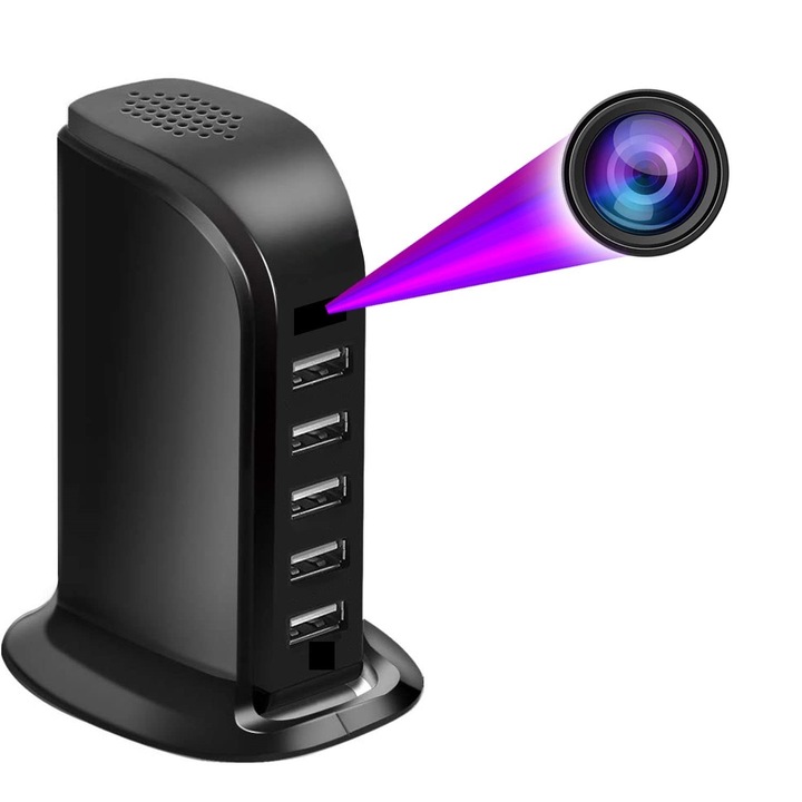 Kémkamera 1080P WiFi Rejtett USB Adapterben, Audio-Videó ...