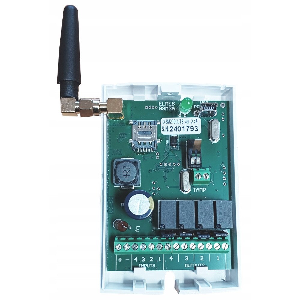 Modul GSM 4G LTE Elmes pentru notificări SMS/CLIP, alimentare 10-30VDC ...