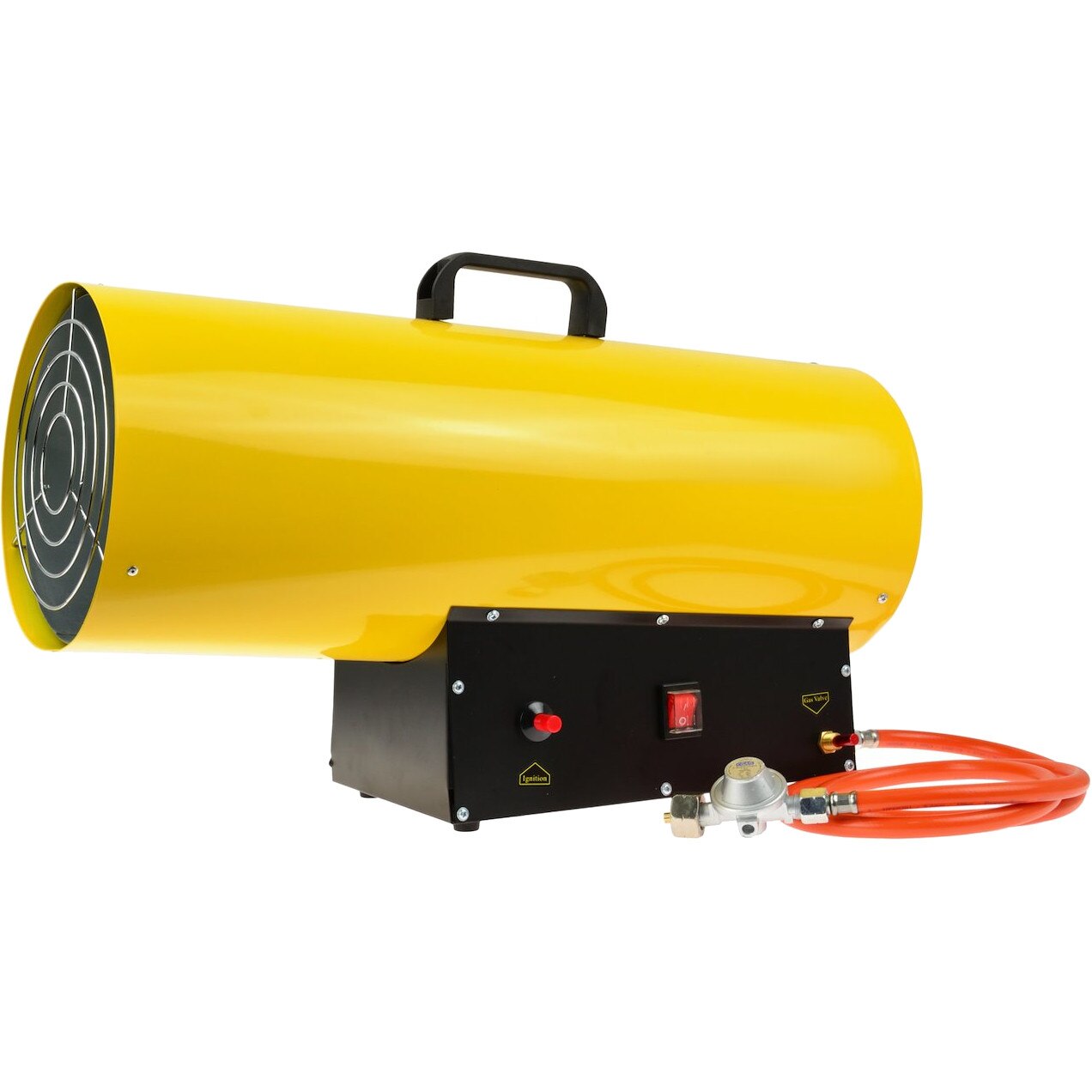 Incalzitor pe gaz Geko 65 kW, cu regulator, flux de aer 1500 m/h, set ...