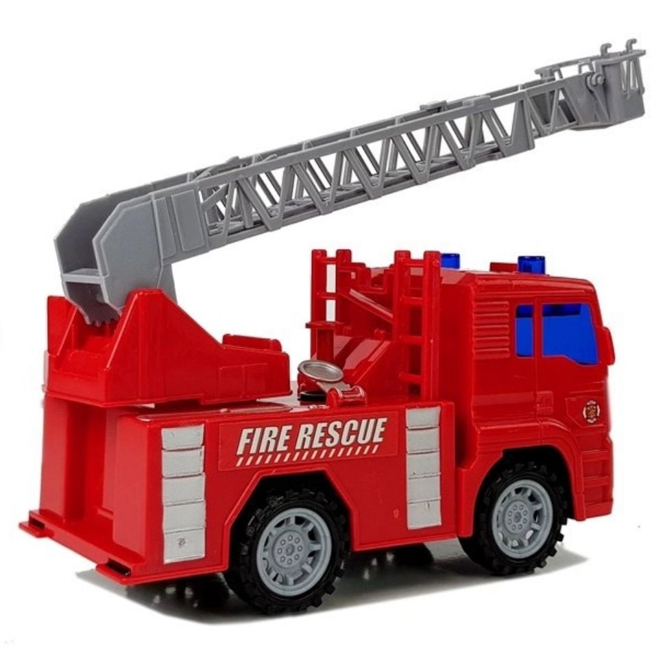 Masina de pompieri pentru copii, Fire Truck electric cu lumini si ...