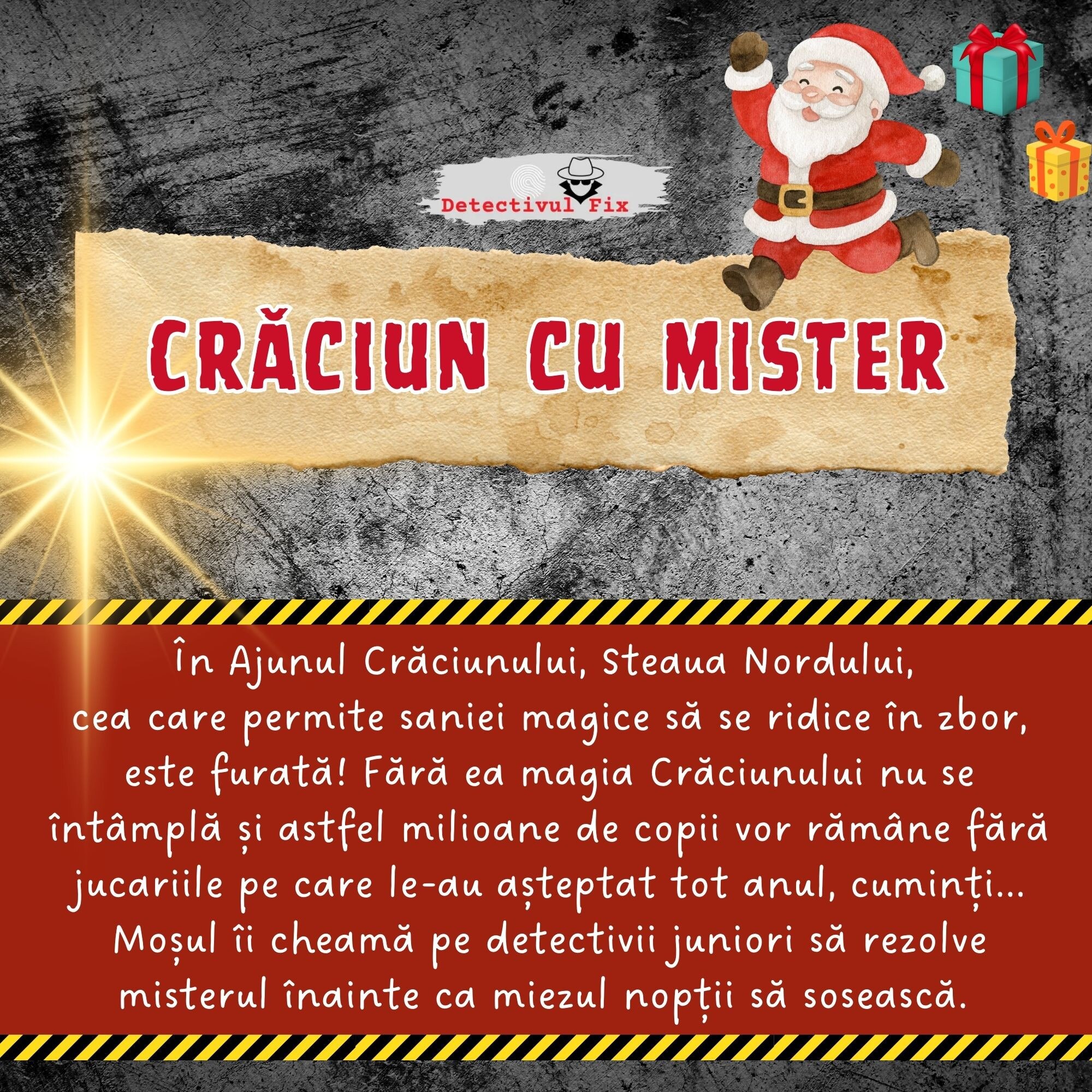 Dosar Detectiv pentru Copii Craciun cu Mister, 8-14 ani, 10 probe ...