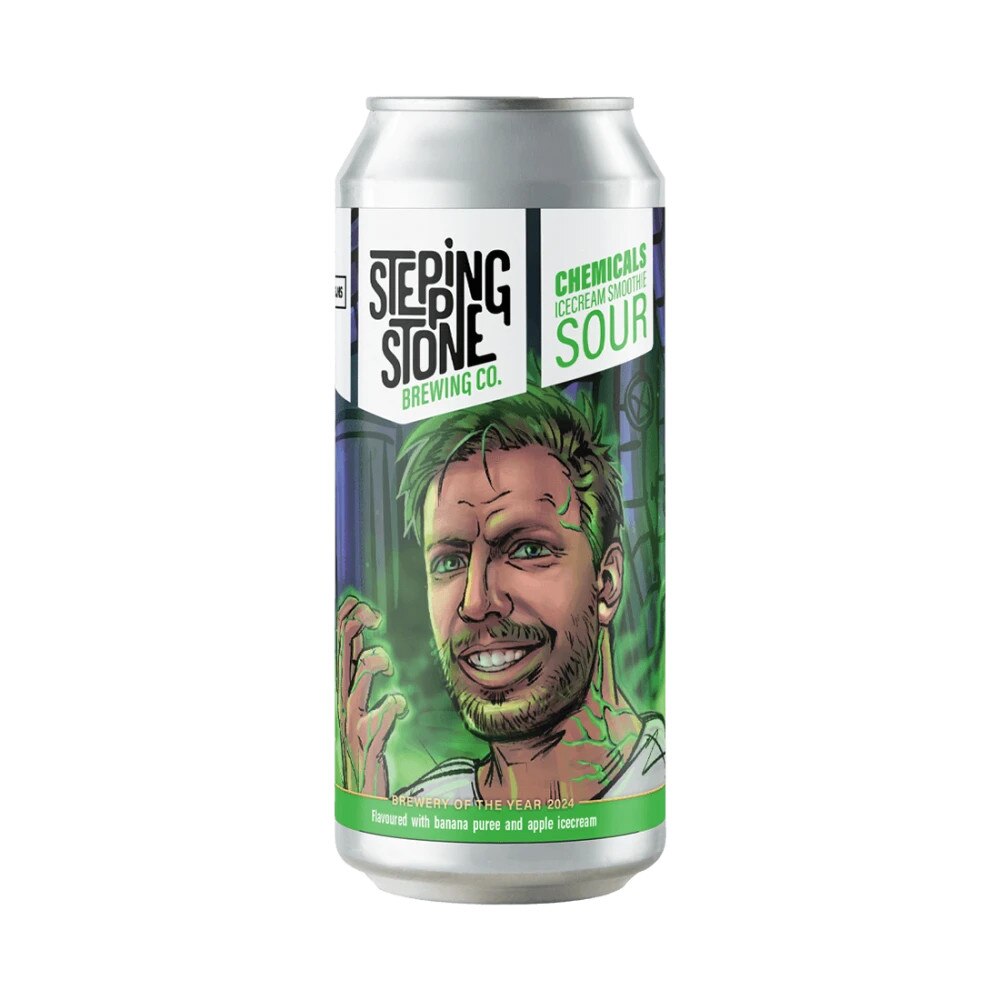 Bere artizanala Stepping Stone x Hop Hooligans - Chemicals, Sour, 6% ...
