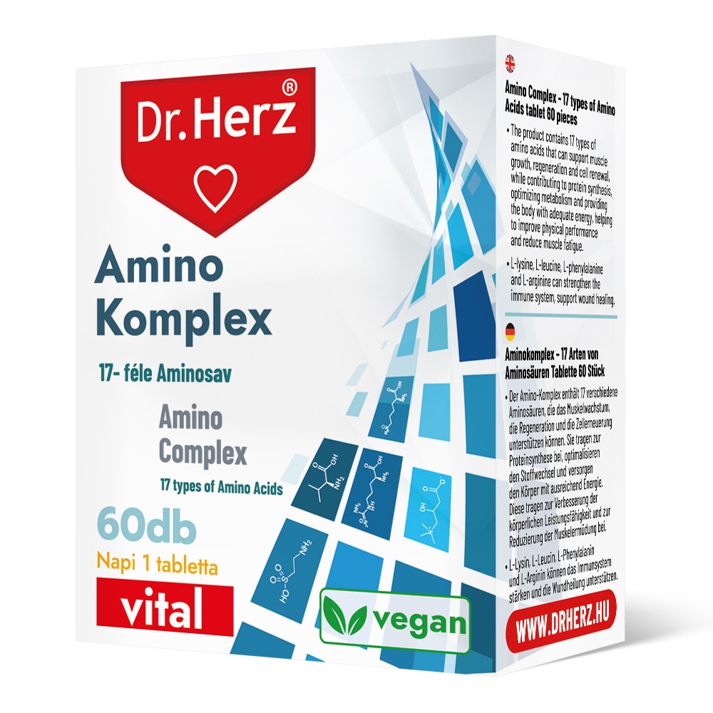 Tablete Amino-complex 17 tipuri Dr Herz 60 buc - eMAG.ro