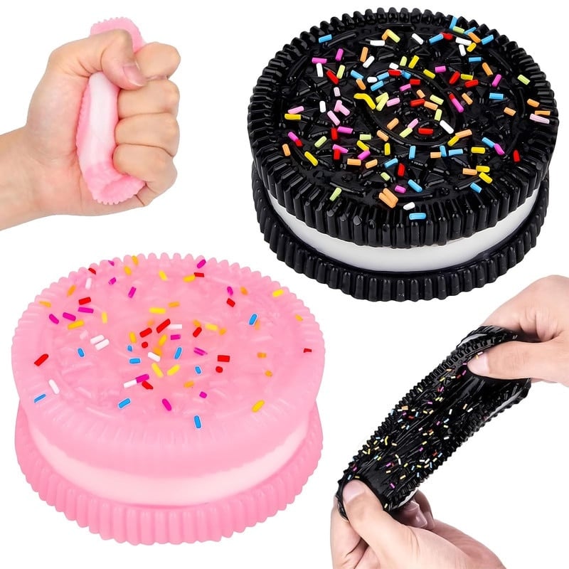 Set 16 Jucarii Squishy Biscuit Anti Stress – Slime Moale, Relief, Copii ...