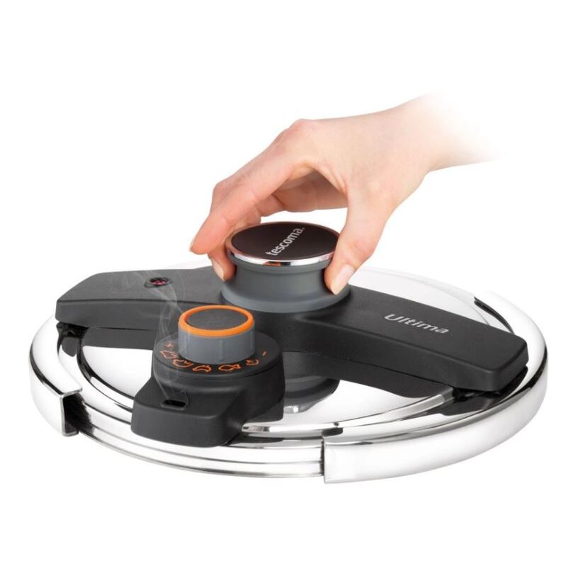 Oală sub presiune Tescoma Ultima, inox, 7, 5 litri, 28x25x37cm - eMAG.ro