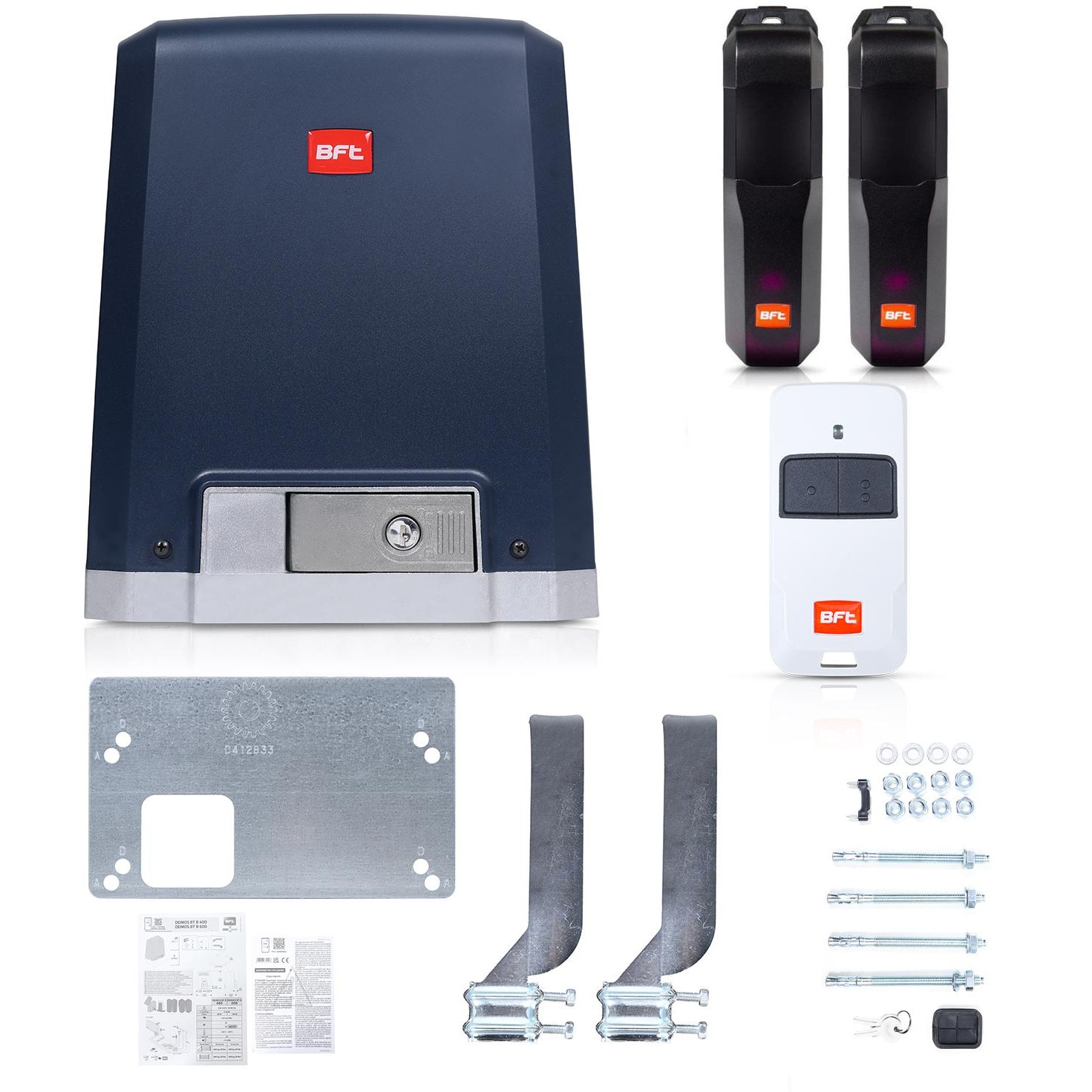 Set automatizare BFT Deimos BT B600 pentru porti glisante, 600kg, 220 ...