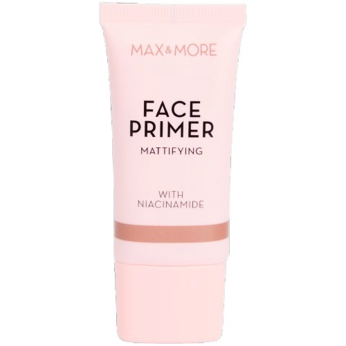 Baza de machiaj Max & More 30 ml – Primer matifiant cu niacinamide ...