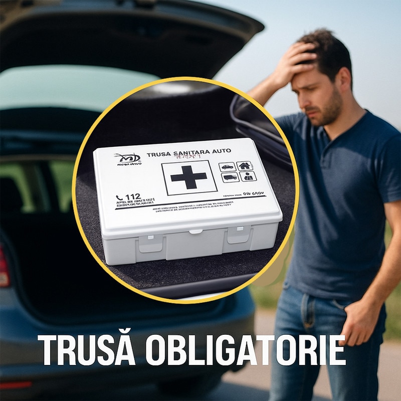 Trusa Medicala Auto Omologata R.A.R De Prim Ajutor, 20 de Articole ...