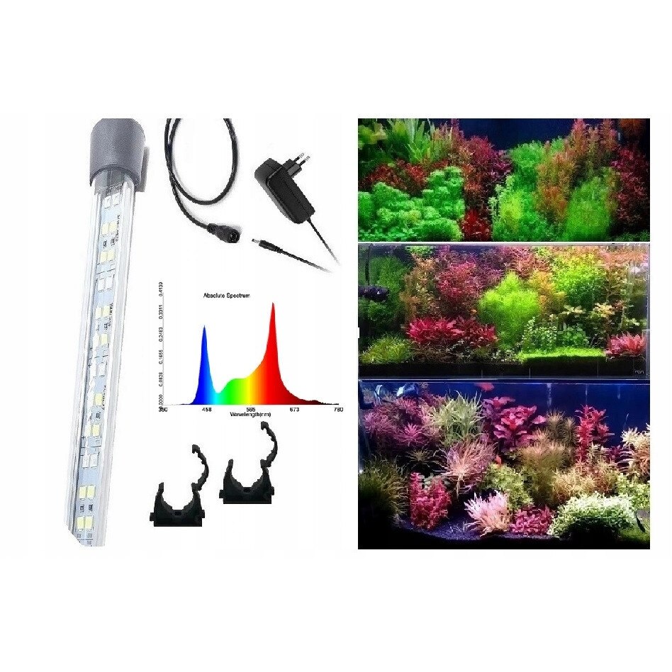 Lampa LED 80cm pentru Acvariu 3W2R1B - Iluminare Profesionala - eMAG.ro