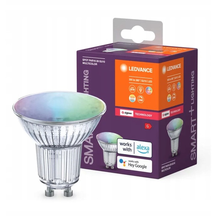 Bec LED Smart+ ZigBee PAR16 GU10 Multicolor RGBW - eMAG.ro