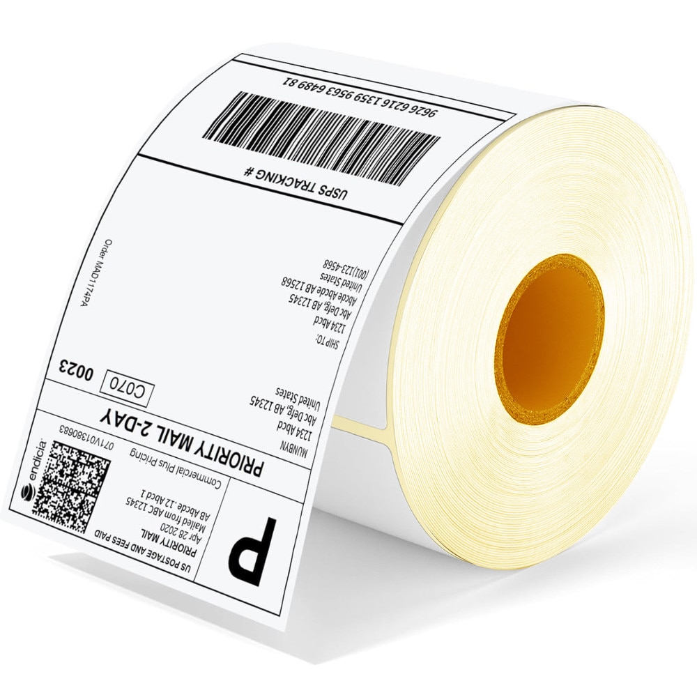 Rola Etichete Termice Autoadezive 100 x 150 mm VITTALIST®, 1000 ...