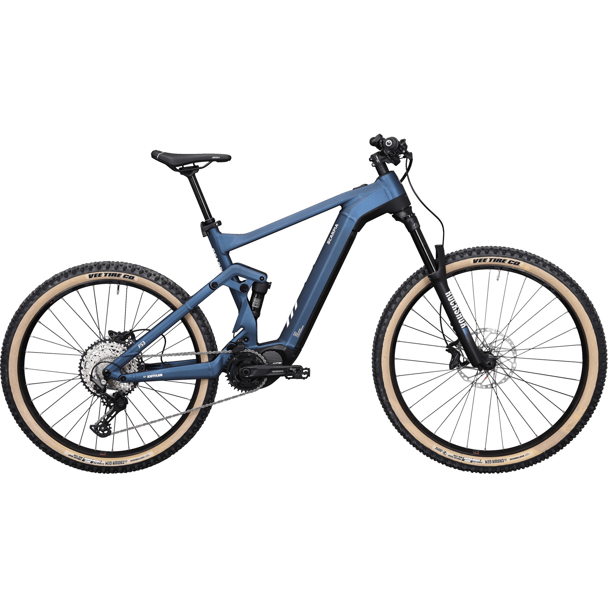 Bicicleta electrica MTB E-bike Kettler Scarpia FS3, Motor SHIMANO STEPS ...