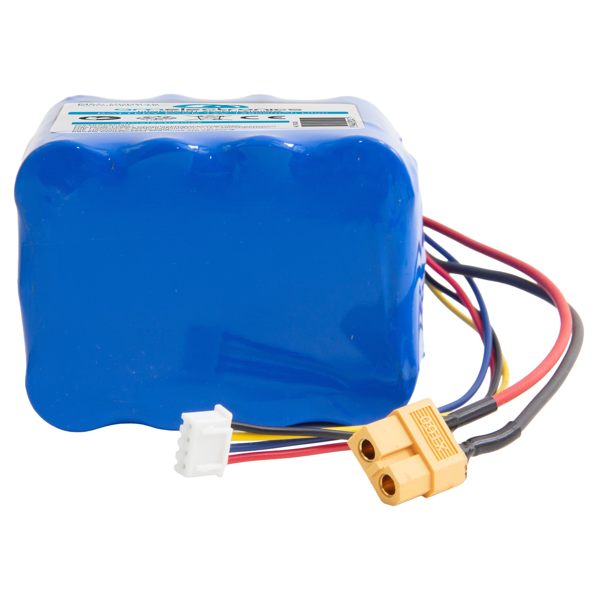 Акумулатор Li-Ion 12V 12,8Ah за лодки, AM Electronics, размери 10,5x10 ...