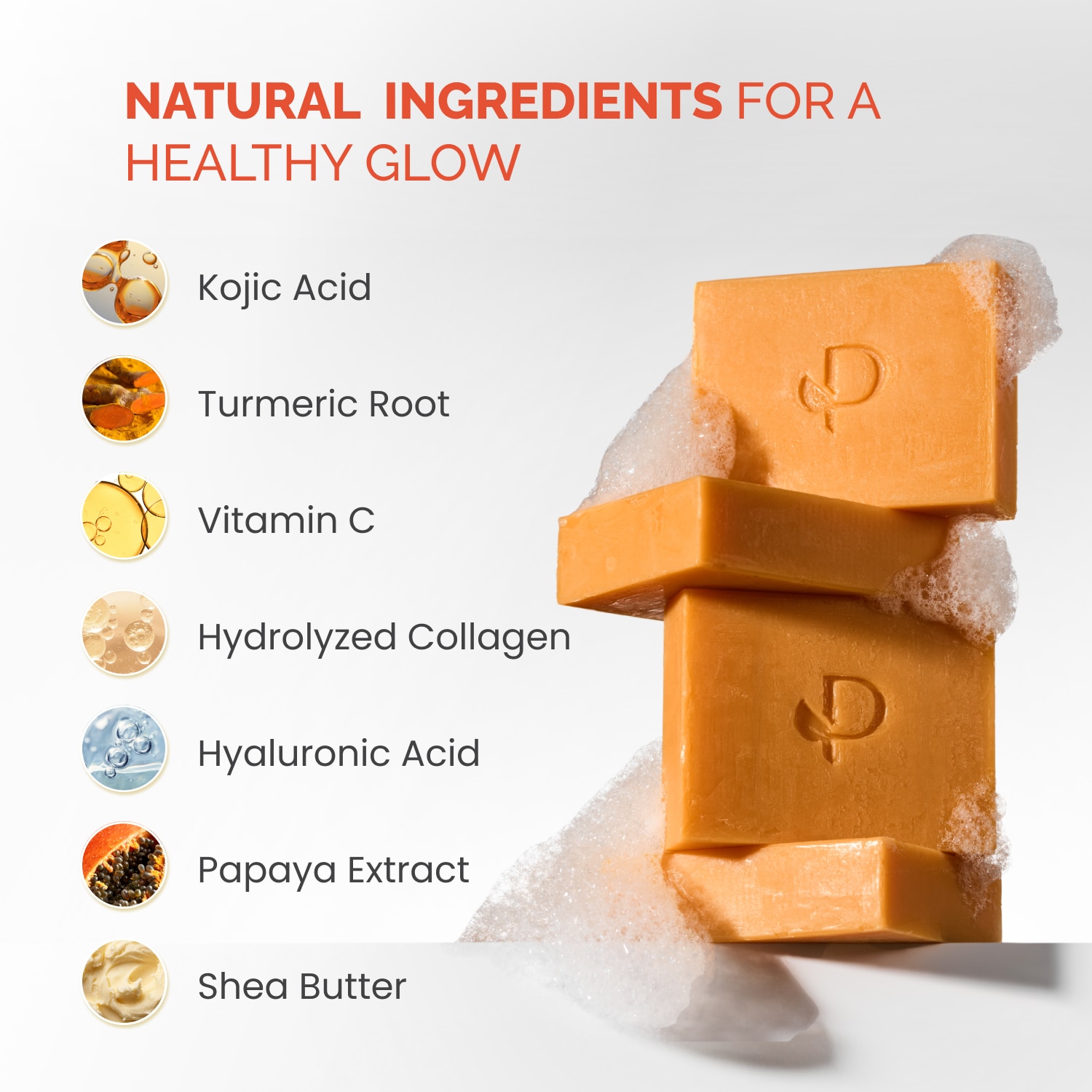 Sapun Plantifique cu Acid Kojic si Turmeric, Exfoliant Delicat cu ...