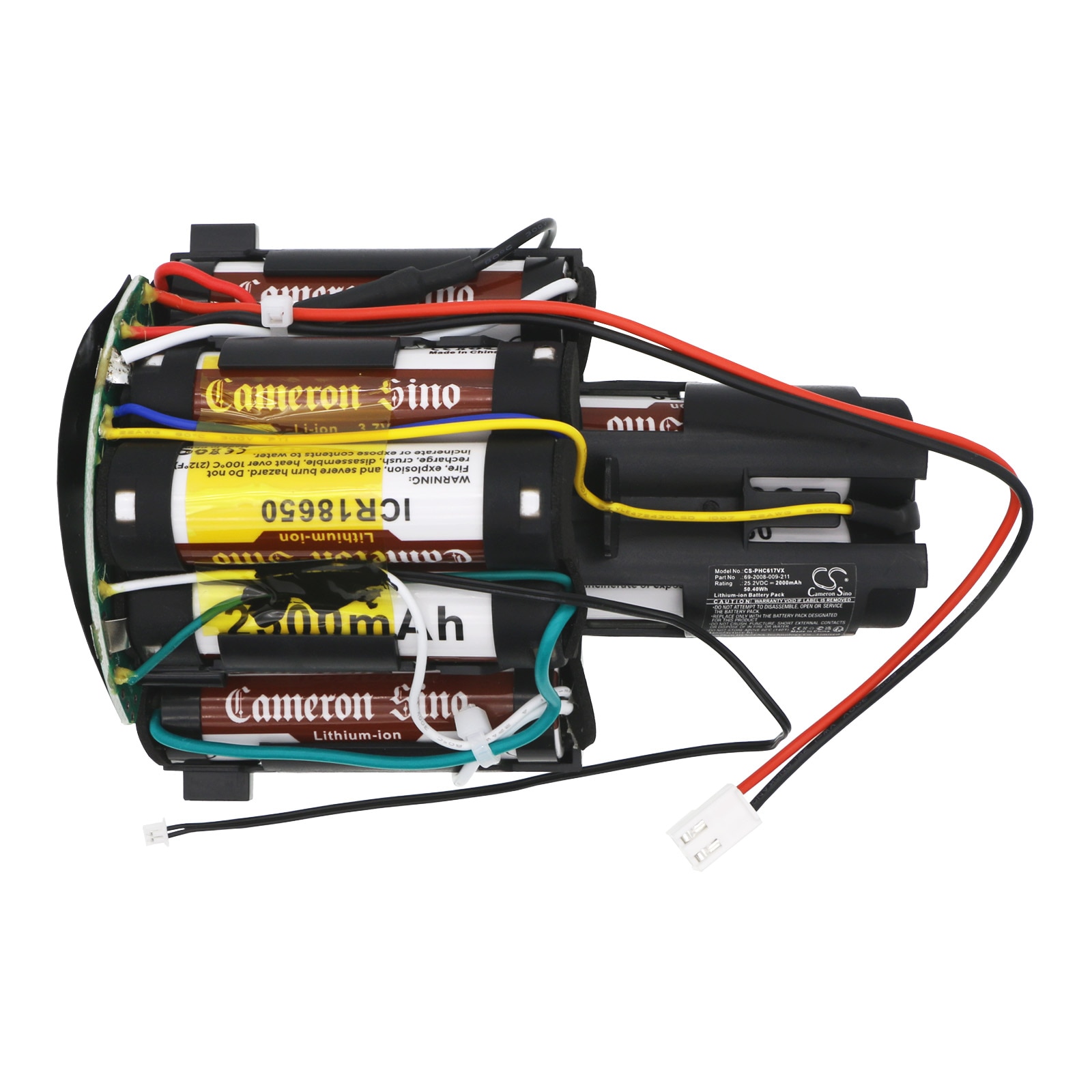 Батерия Cameron Sino CS-PHC617VX Li-ion 2000mAh, червена, 132x97x55мм ...