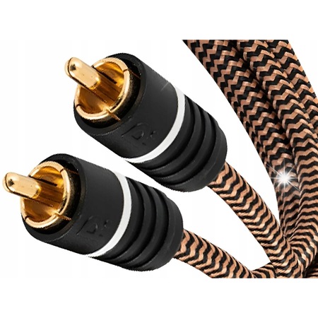 Cablu subwoofer RCA-RCA Proson Arctic Series 1m, cu miez din cupru ...