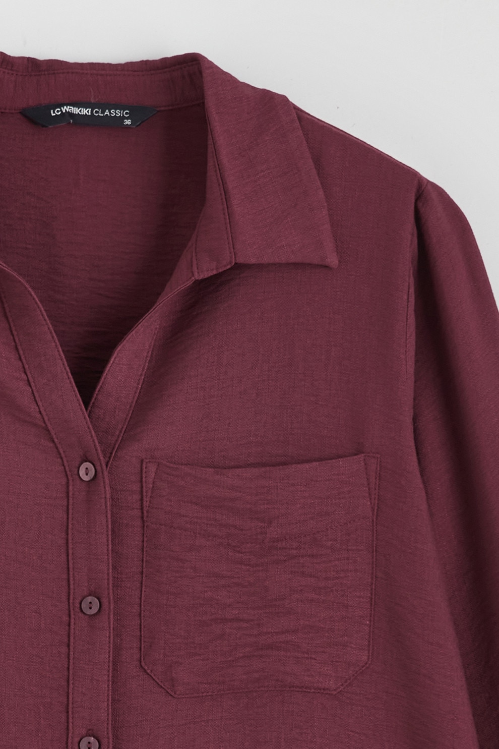 LC WAIKIKI, Camasa vaporoasa cu buzunar pe piept - eMAG.ro