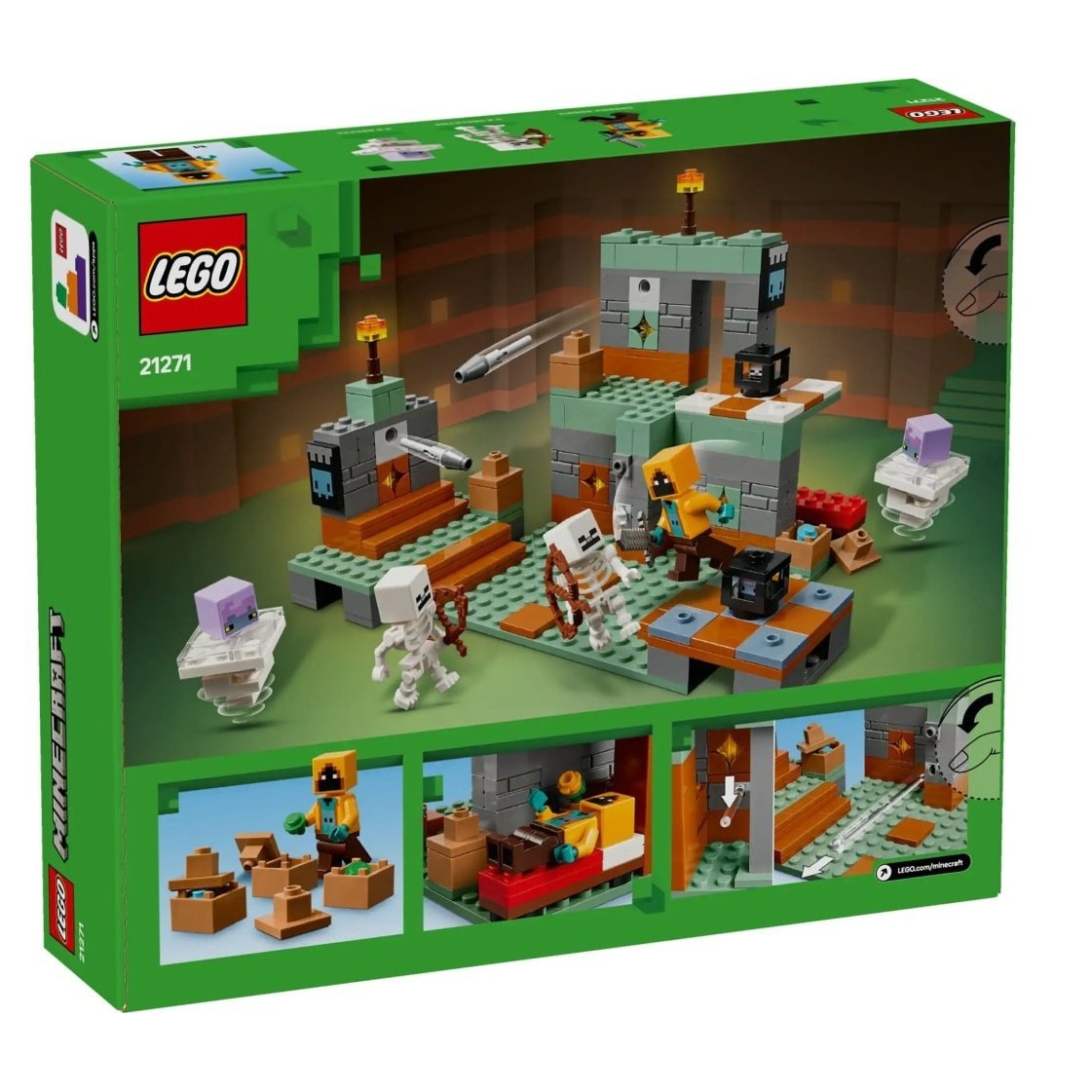 Set de construcție LEGO Minecraft - Trial Chamber 21271, 322 piese, 8 ...