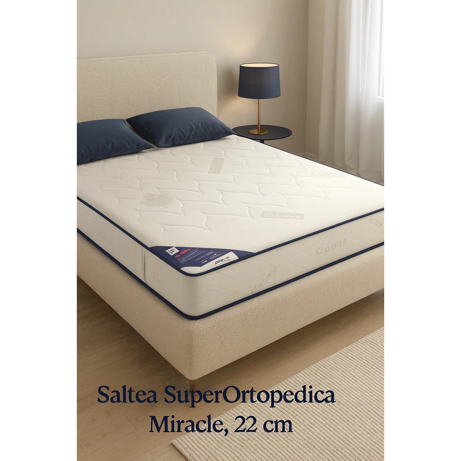 Saltea SuperOrtopedica Miracle 22 cm – Suport Echilibrat pentru Coloana ...