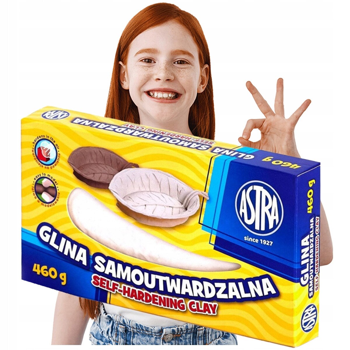 Argila auto-intaritoare ASTRA, 460g, teracota, usor de modelat, ideala ...