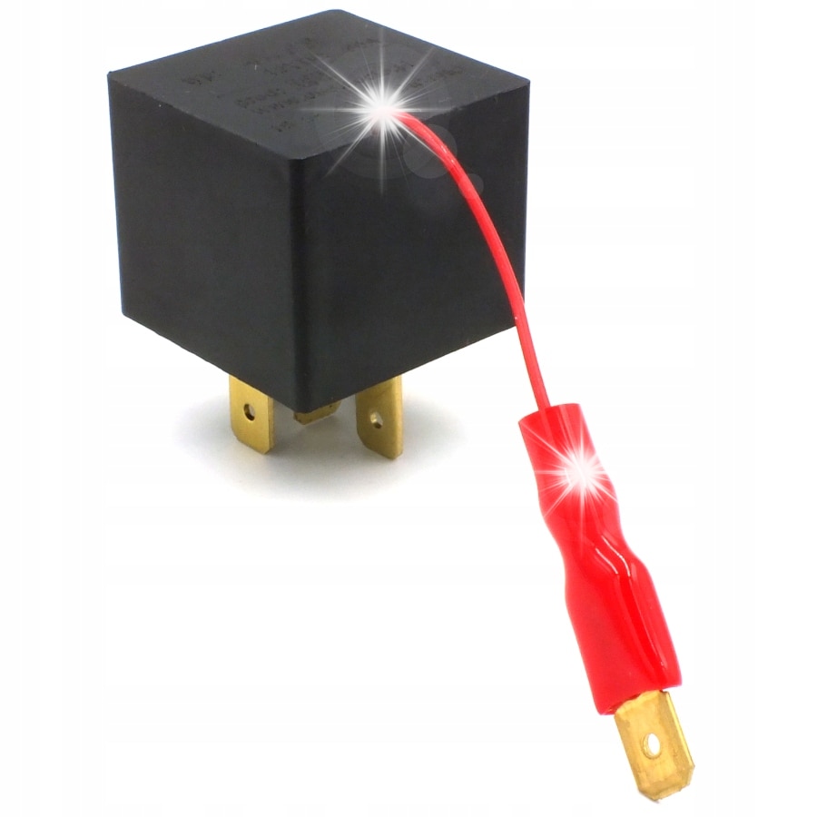 Releu auto 12V DC 30A, 4WPP, IP65, 30mmx30mmx26mm - eMAG.ro
