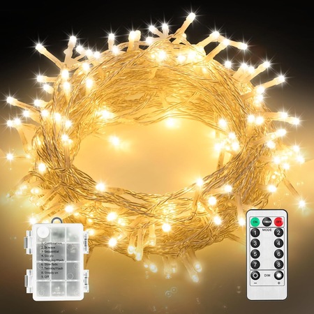 Instalatie Luminoasa 20 m cu 200 LED-uri, Telecomanda si 8 Moduri ...