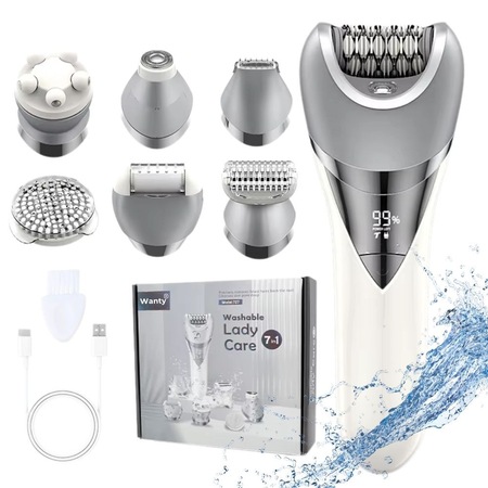 Aparat de Ras si Epilator 7 in 1 Lady Shaver pentru Femei Wanty®, Fara ...