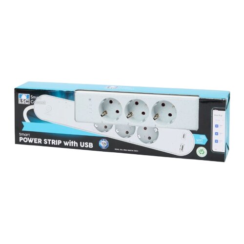 Prelungitor inteligent, LSC Smart Connect, 4 prize Schuko + 2 porturi ...
