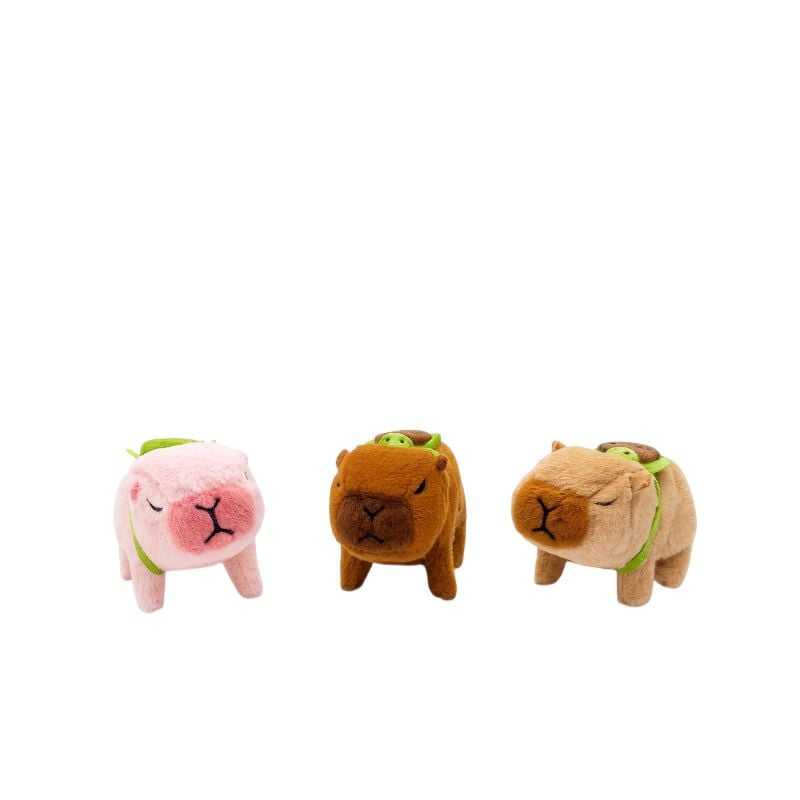 Set 3 capibara interactive de plus, cu muzica si mers, jucarie pentru ...