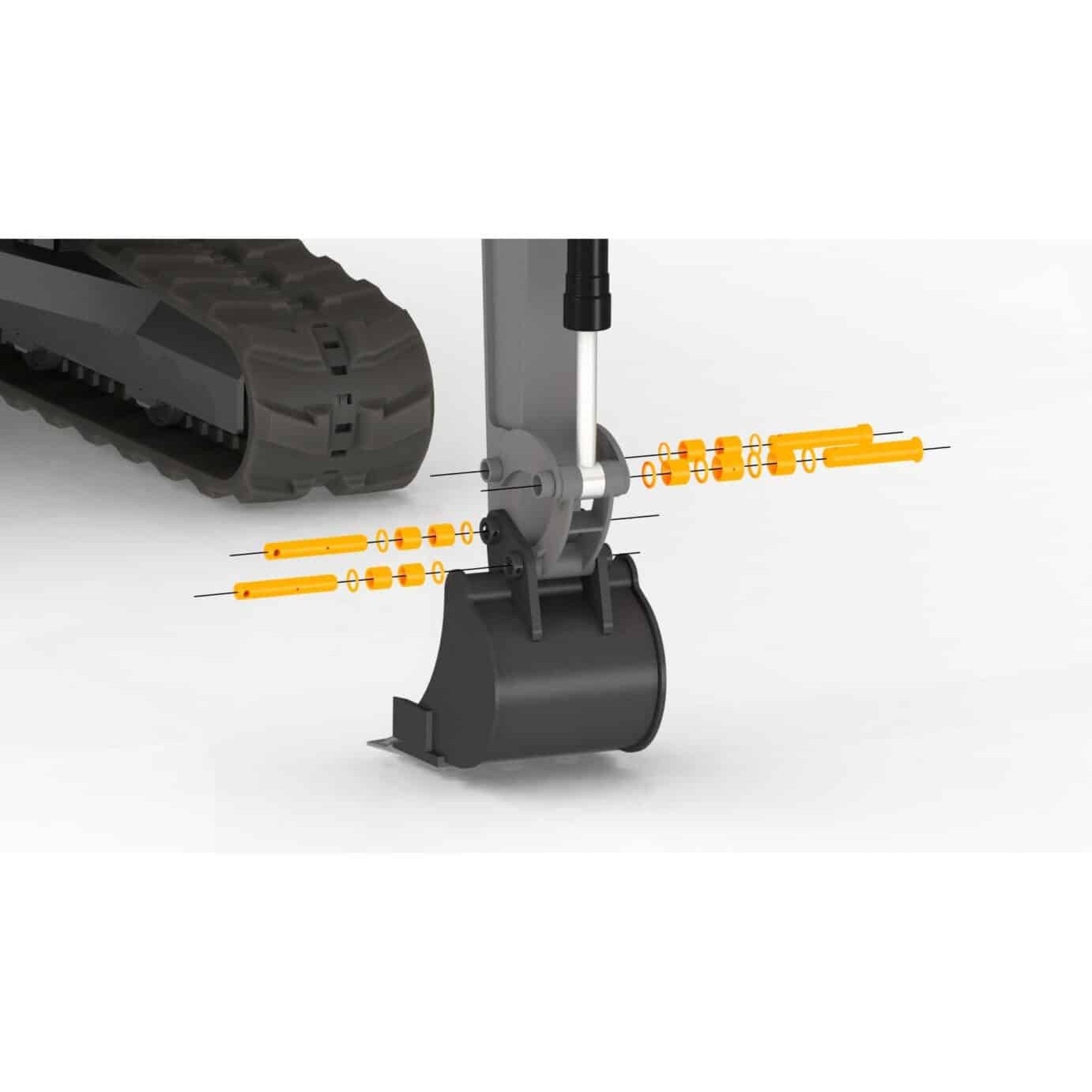 Kit bolturi/bucsi JCB, compatibil cu modelele 15C, 16C, 18Z, 19C, set ...