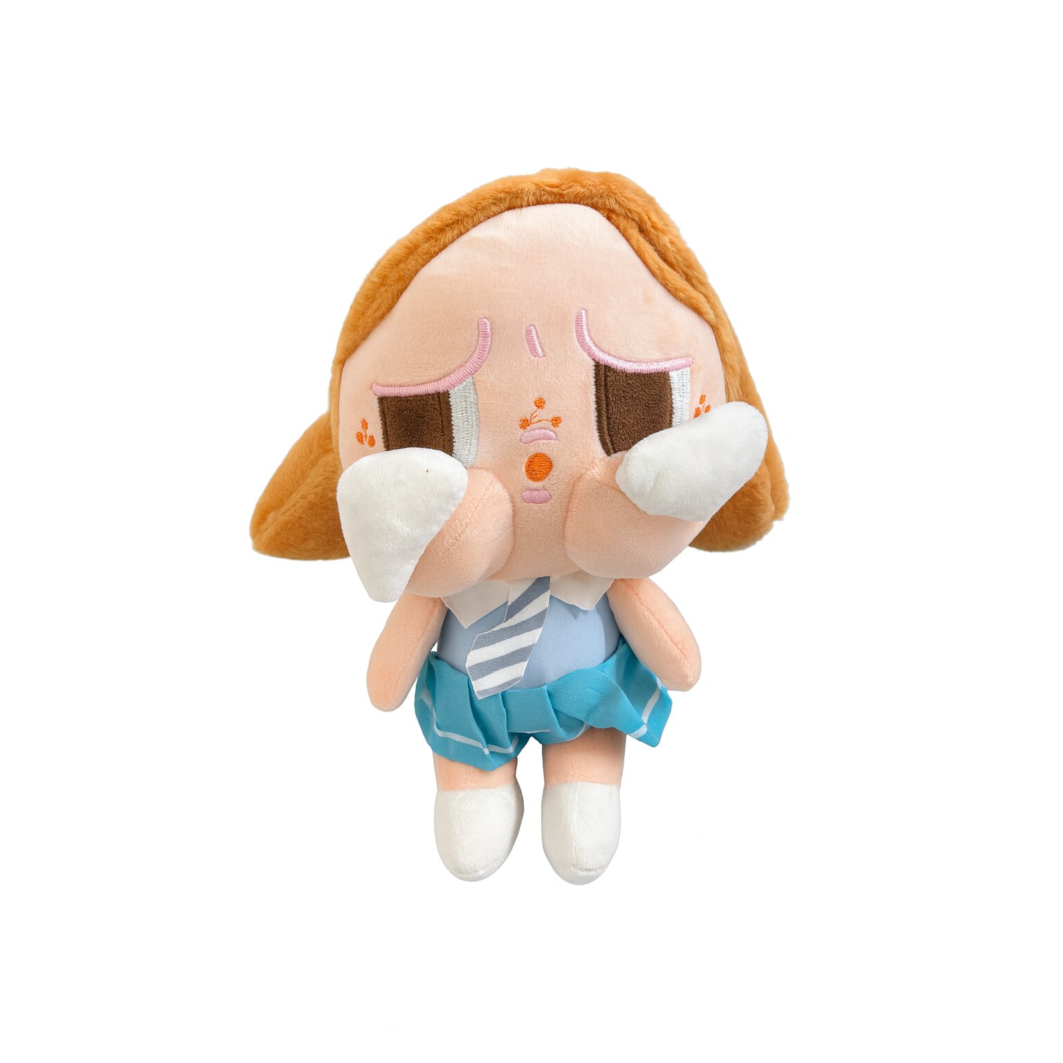 Papusa Plus Tristuta Uniforma Albastra 20 cm – Jucarie Kawaii Emotion ...