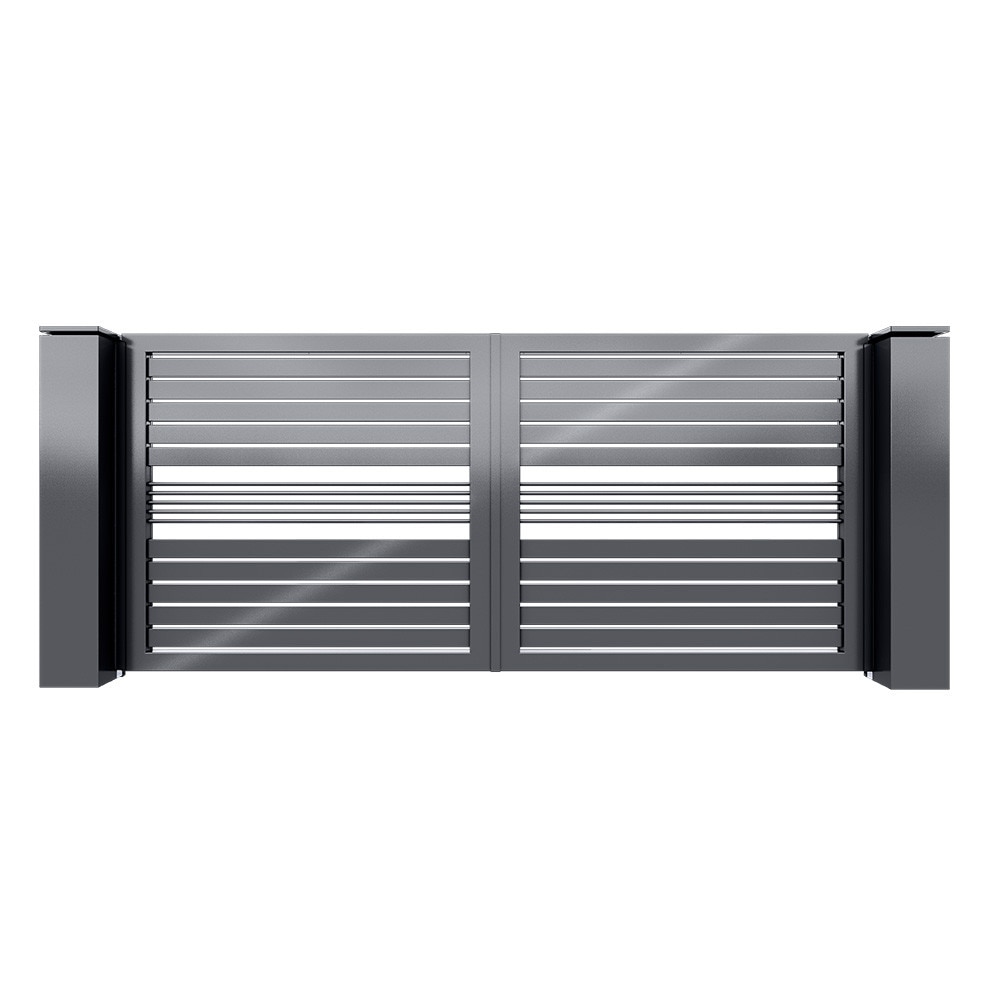Poartă auto batantă TRUTZI VELIS, metal, RAL7016, 4060x1856mm - eMAG.ro