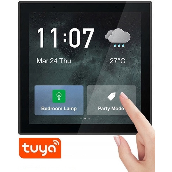 Panou control inteligent 4" LCD Zigbee WiFi, centralizat pentru casa ...