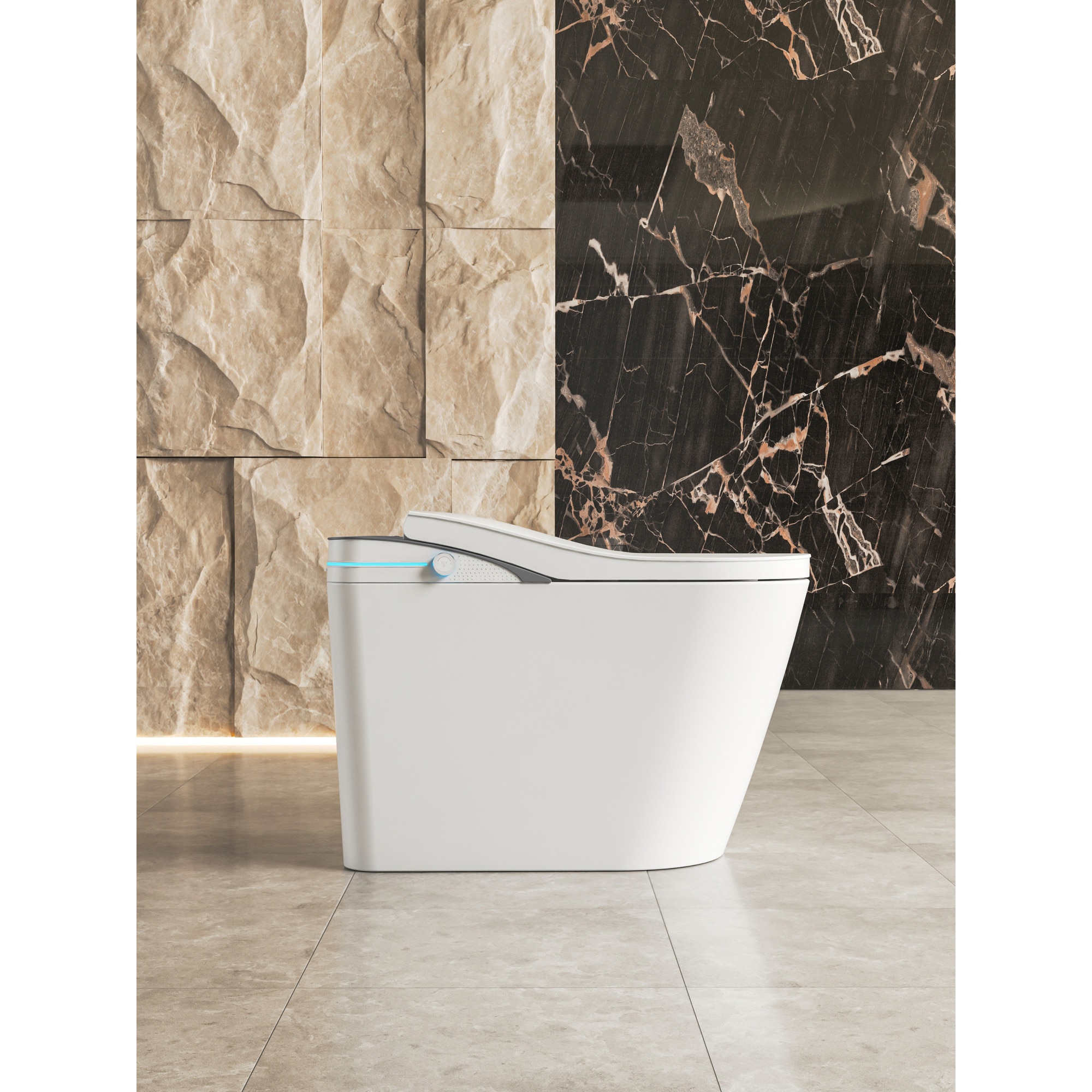 Toaleta smart japoneza MIZURO cu functie de Bideu, Uscare cu Aer Cald ...