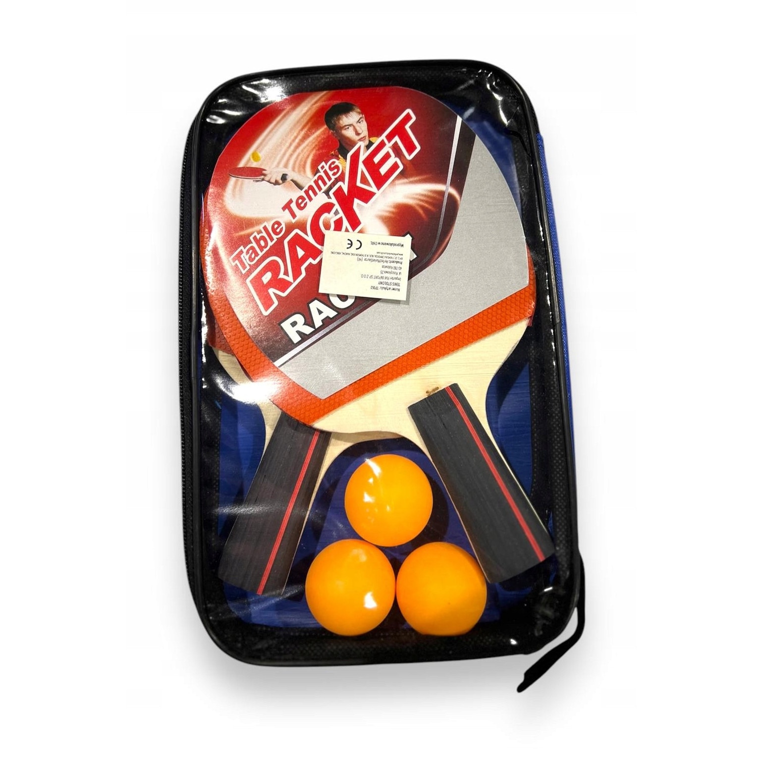 Set Palete Tenis de Masa Ping Pong cu 3 Mingi - eMAG.ro