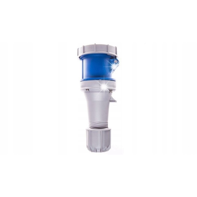 Priza Portabila POWER TWIST 63A 4P 230V IP67 Albastra, montare aparenta ...