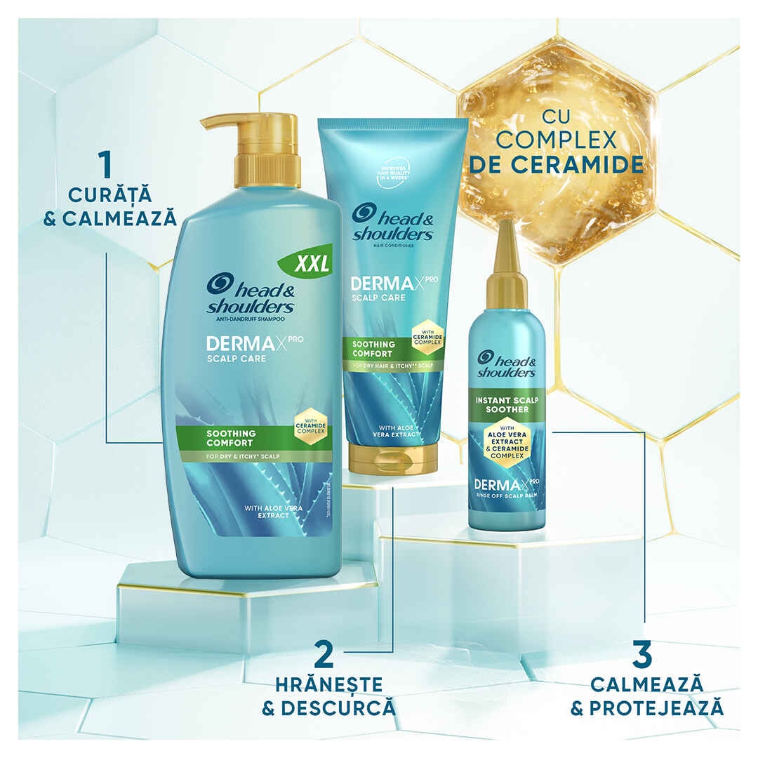 Sampon anti-matreata Head & Shoulders DermaXPro Soothing Comfort cu ...
