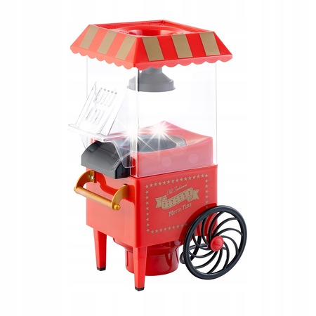 Masina de popcorn SEVICO, model F144, retro, 1200W, 24x16.5x38cm - eMAG.ro
