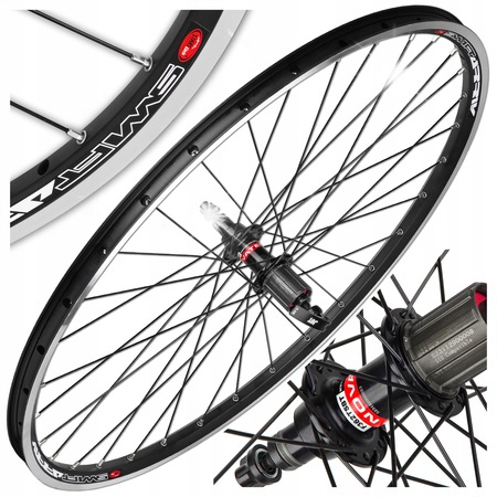 Roata completa bicicleta Stars Circle 26", 559x19, aluminiu, cu piatra ...