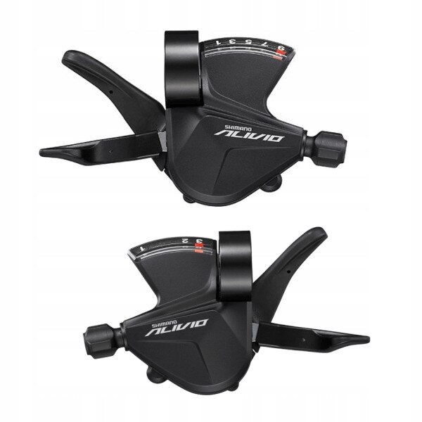 Manete schimbator Shimano Alivio SL-M3100 set 3x9, negru, cu linki ...