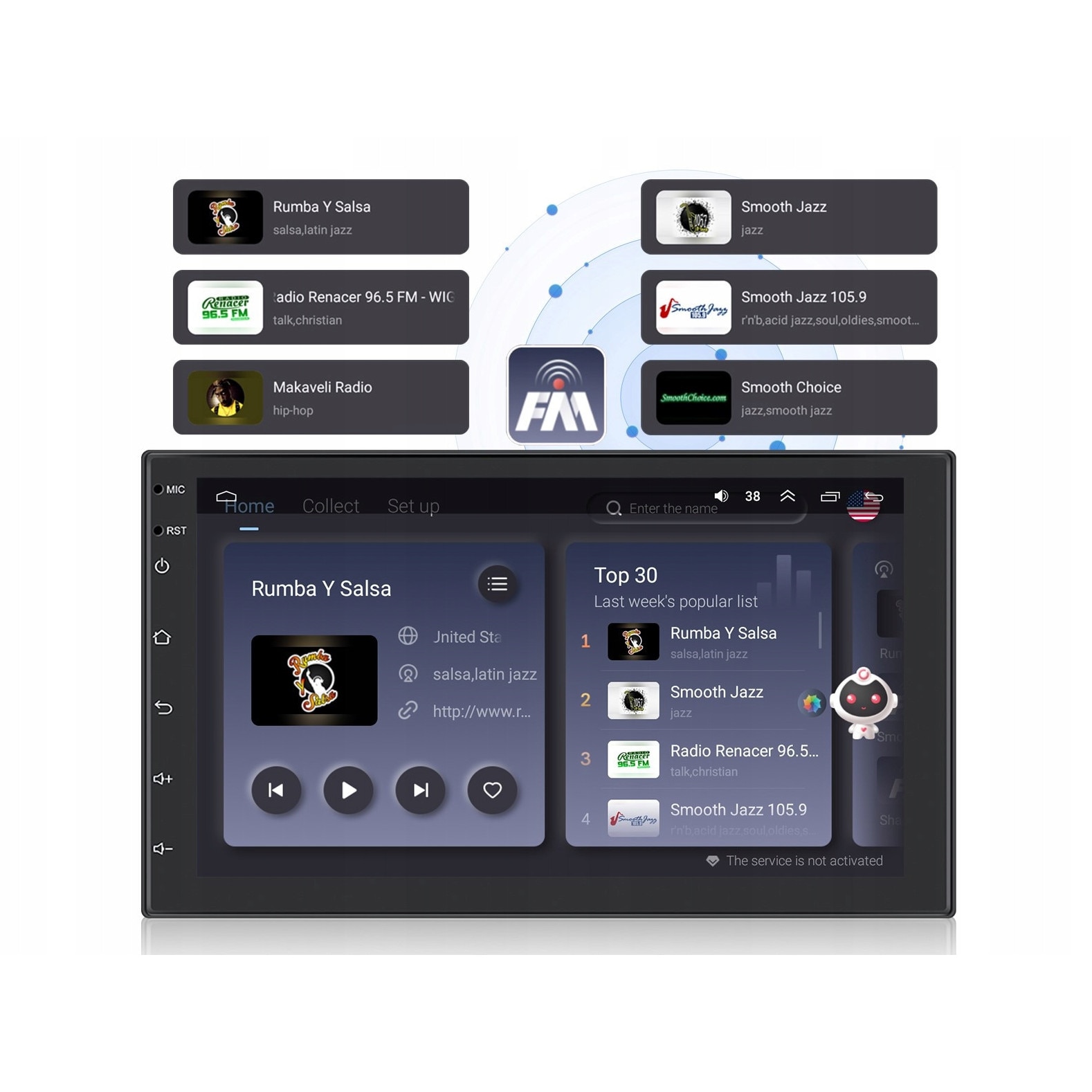 Radio multimedia 2 DIN ALLNOEL cu navigatie GPS Android 13, camera de ...