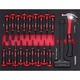 Set chei imbus cu maner tip T, Tagred, 18 elemente, otel crom-molibden ...