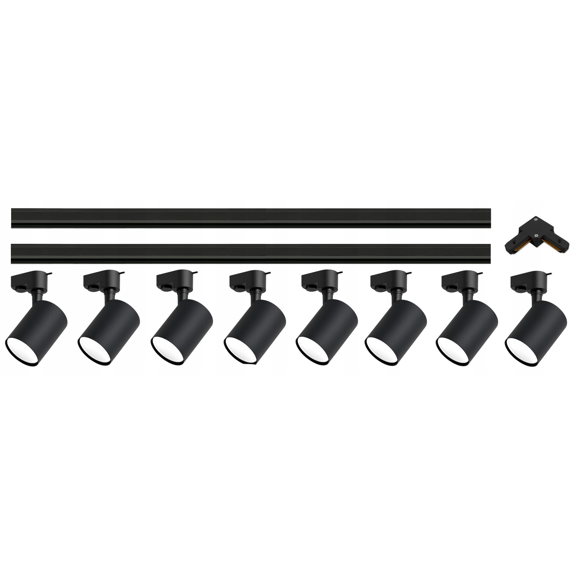 Set Spoturi 2m + 2m, 8x Gu10, Lampa Reflector - eMAG.ro
