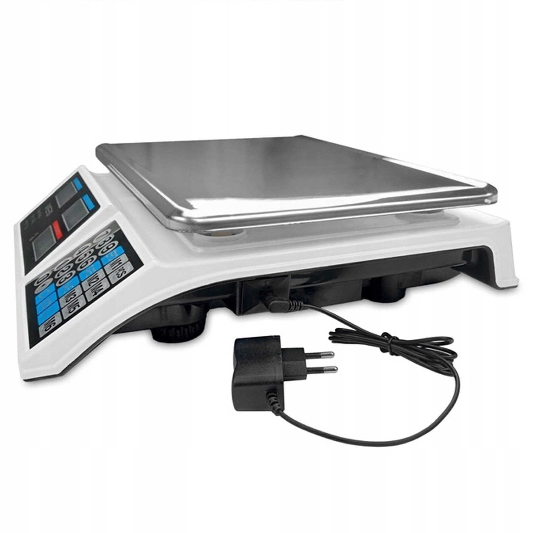 Cantar electronic comercial, 40 kg, precizie 2 g, display LCD iluminat ...