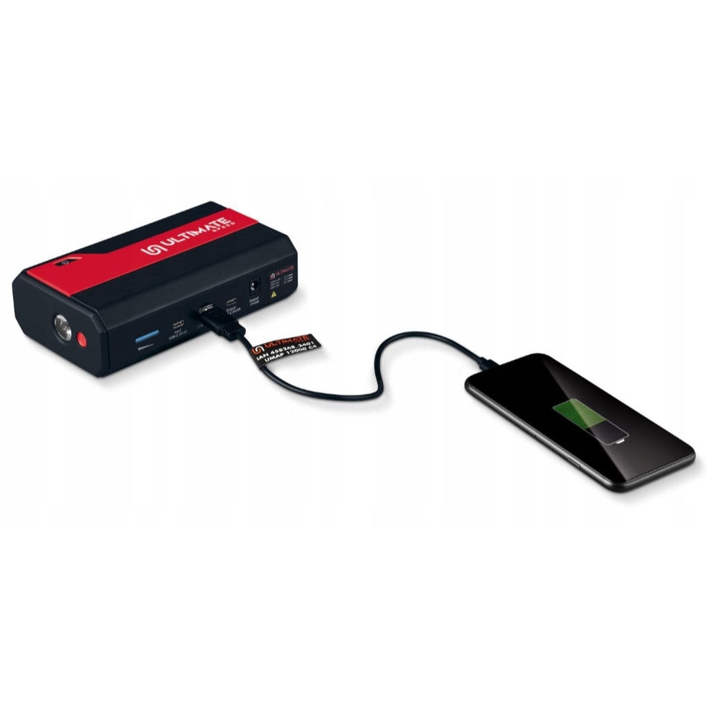 Redresor auto Ultimate Speed UMAP 12000 C4, 2 in 1, 12V, 7000 mAh, 16 ...